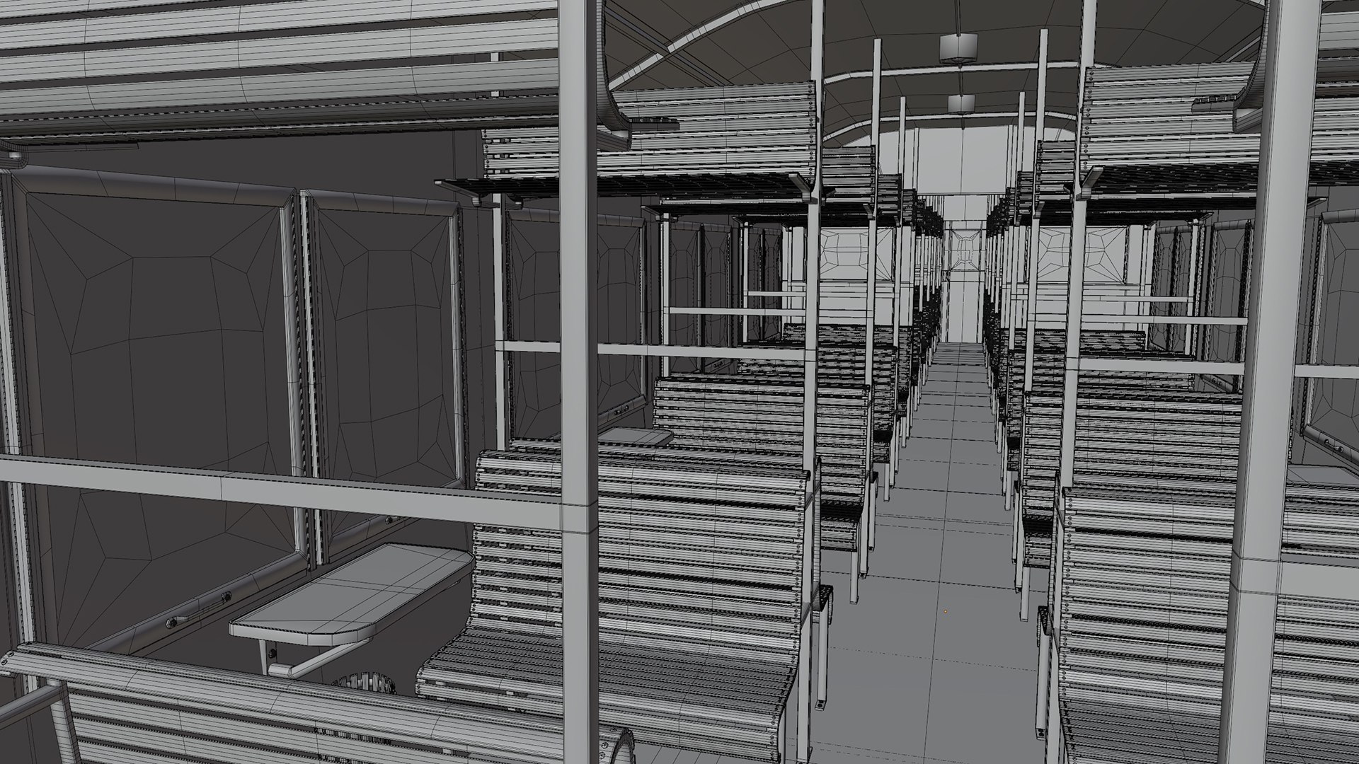 Railway Coach 3D model - TurboSquid 2019207