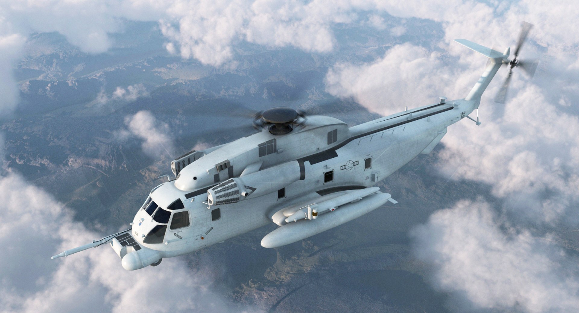 3d X Sikorsky Mh-53 Pave Usaf