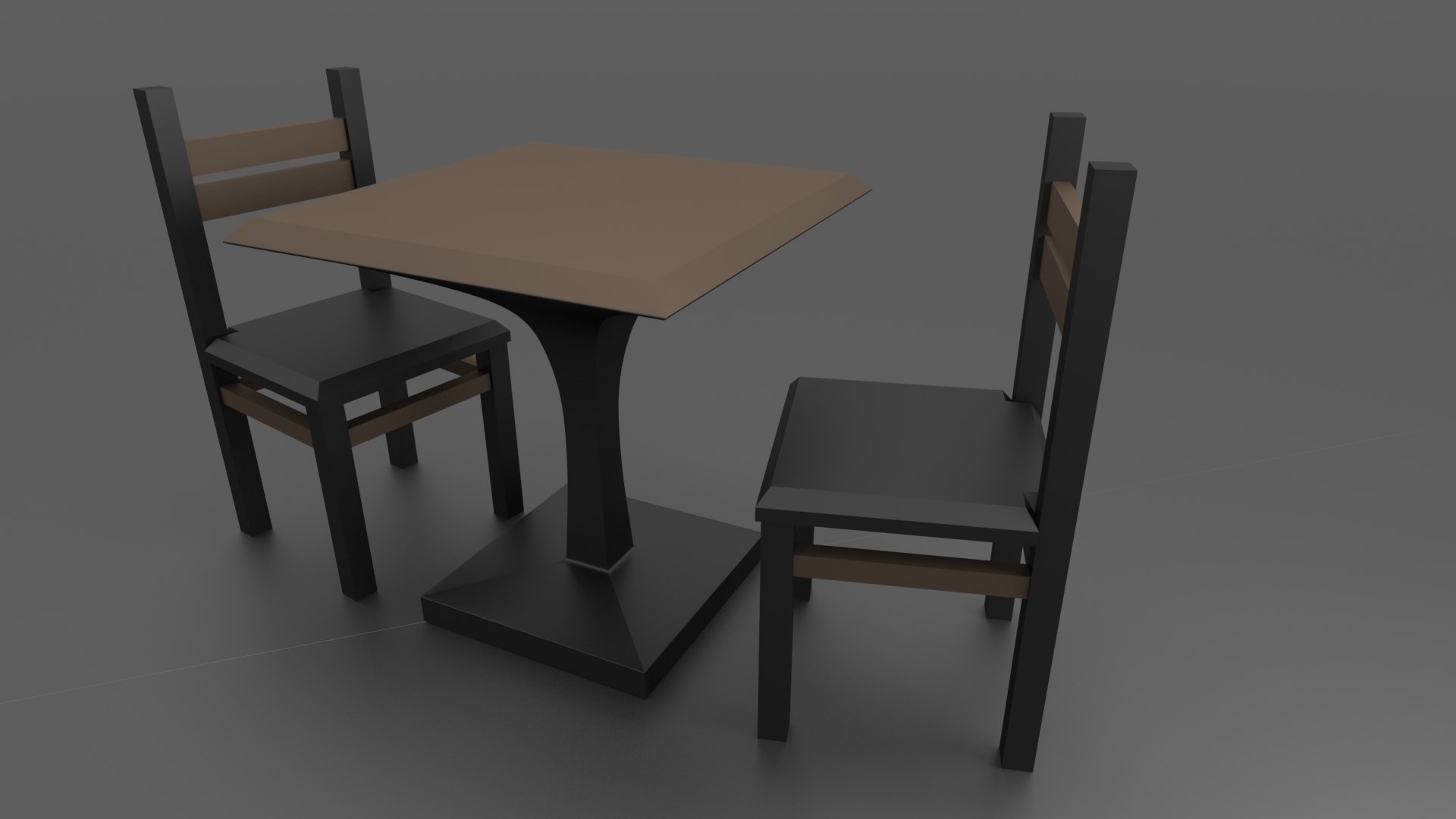 3D Simple Table Chairs - TurboSquid 1179288