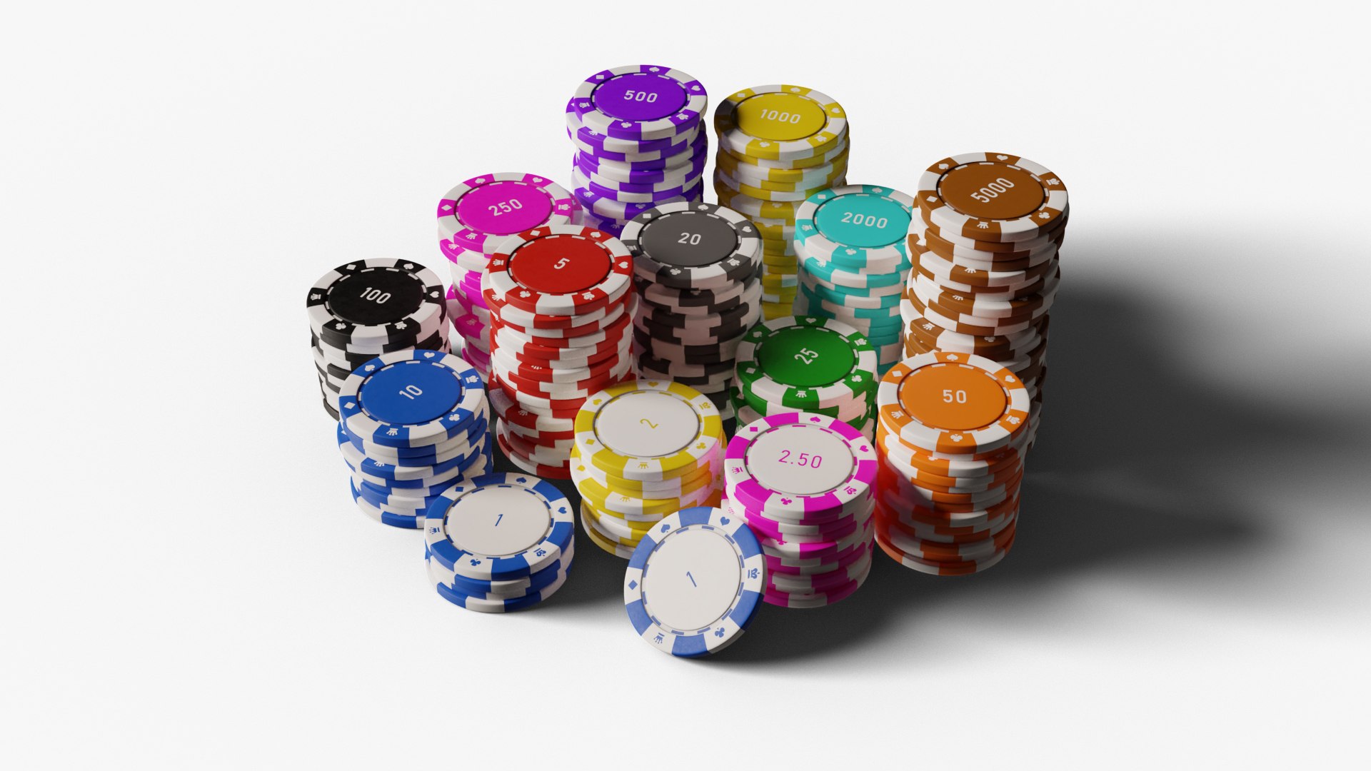 3D Poker Chip - TurboSquid 1680250