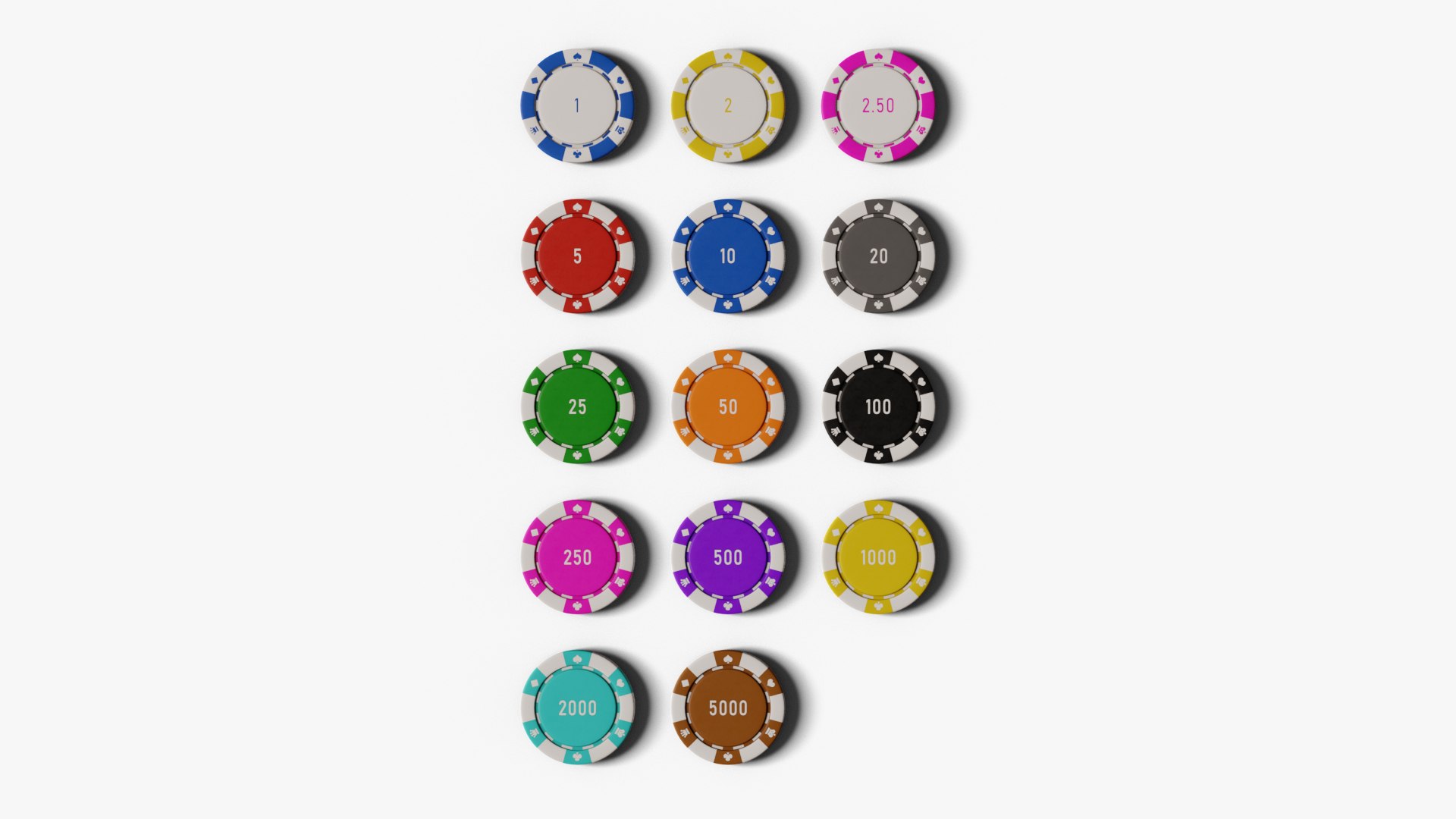 3D Poker Chip - TurboSquid 1680250