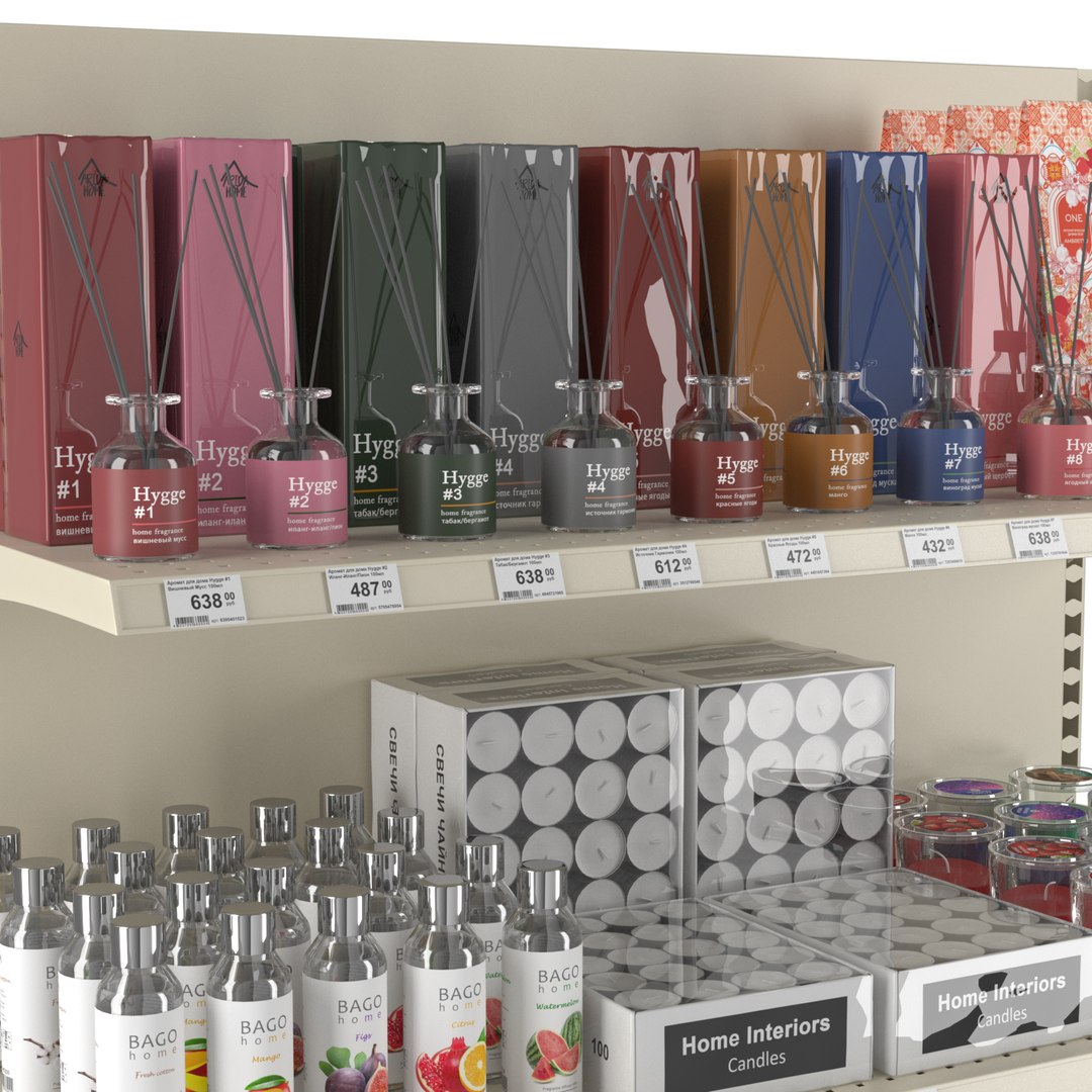 Fragrance Showcase Model - TurboSquid 2071831