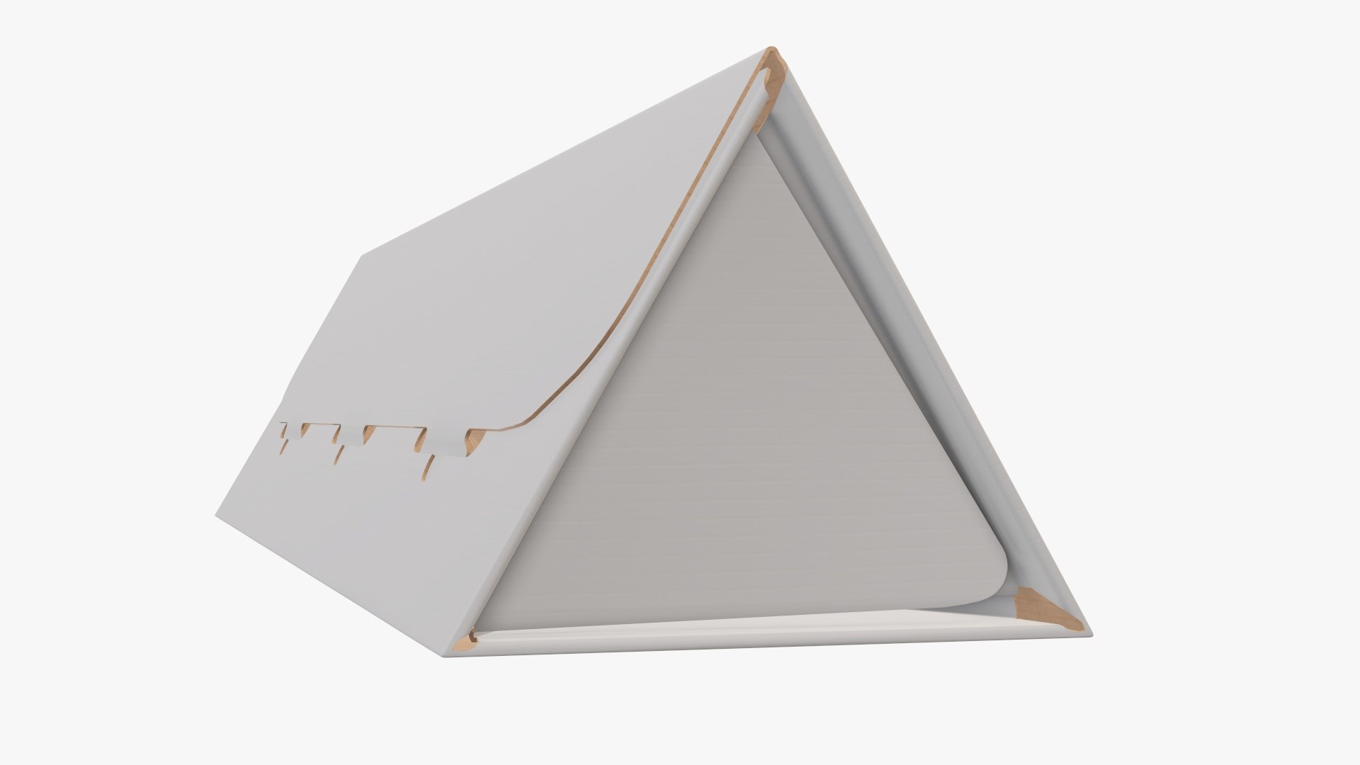 3D Model Cardboard Triangular Tube - TurboSquid 1628337