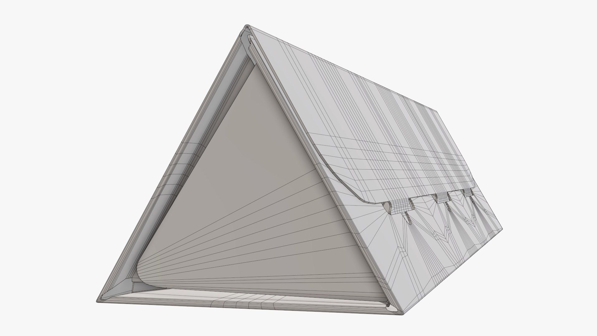 3D Model Cardboard Triangular Tube - TurboSquid 1628337