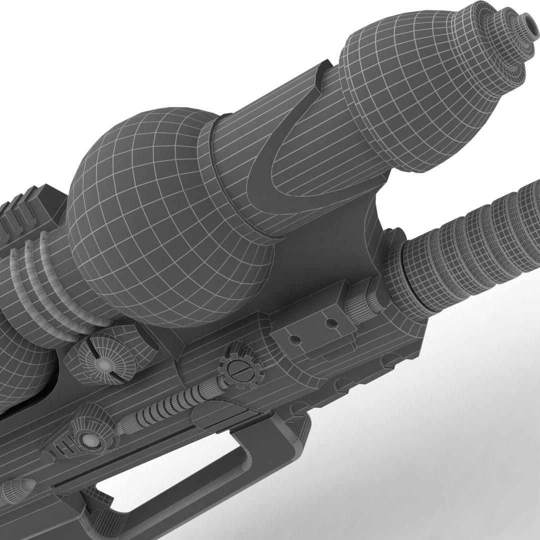 Water Gun 3d Model