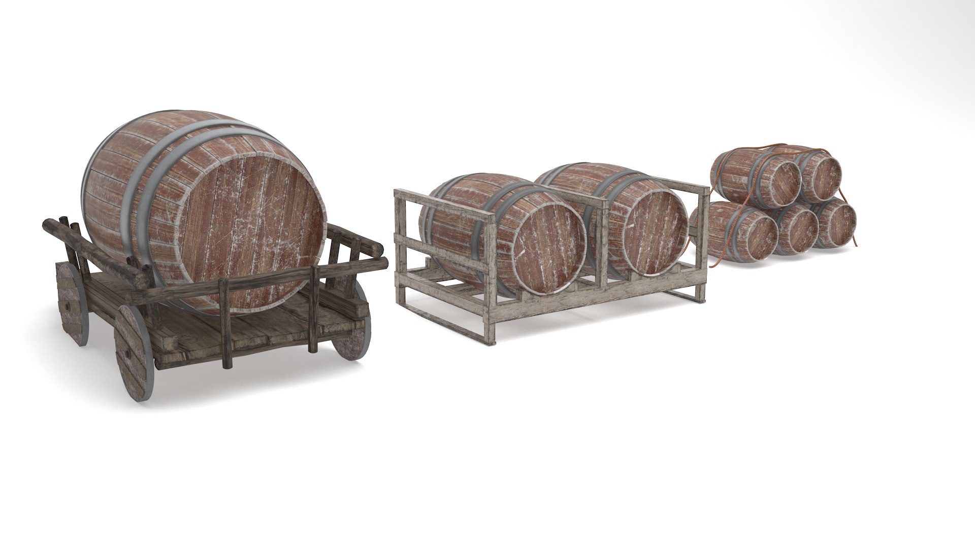 3D Barrel 01 - TurboSquid 1809520