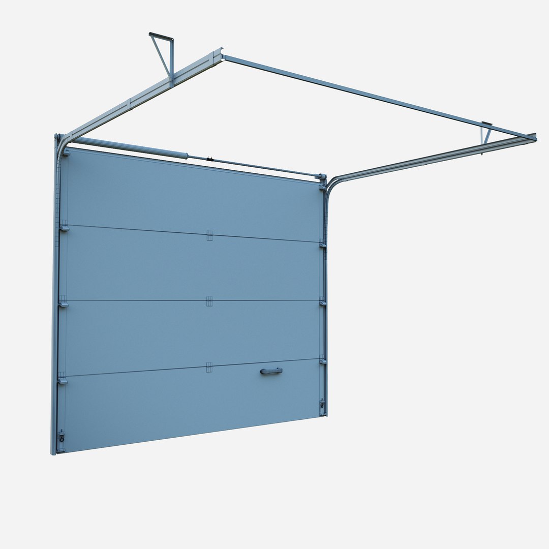 3D Model Segmented Garage Door - TurboSquid 1159593