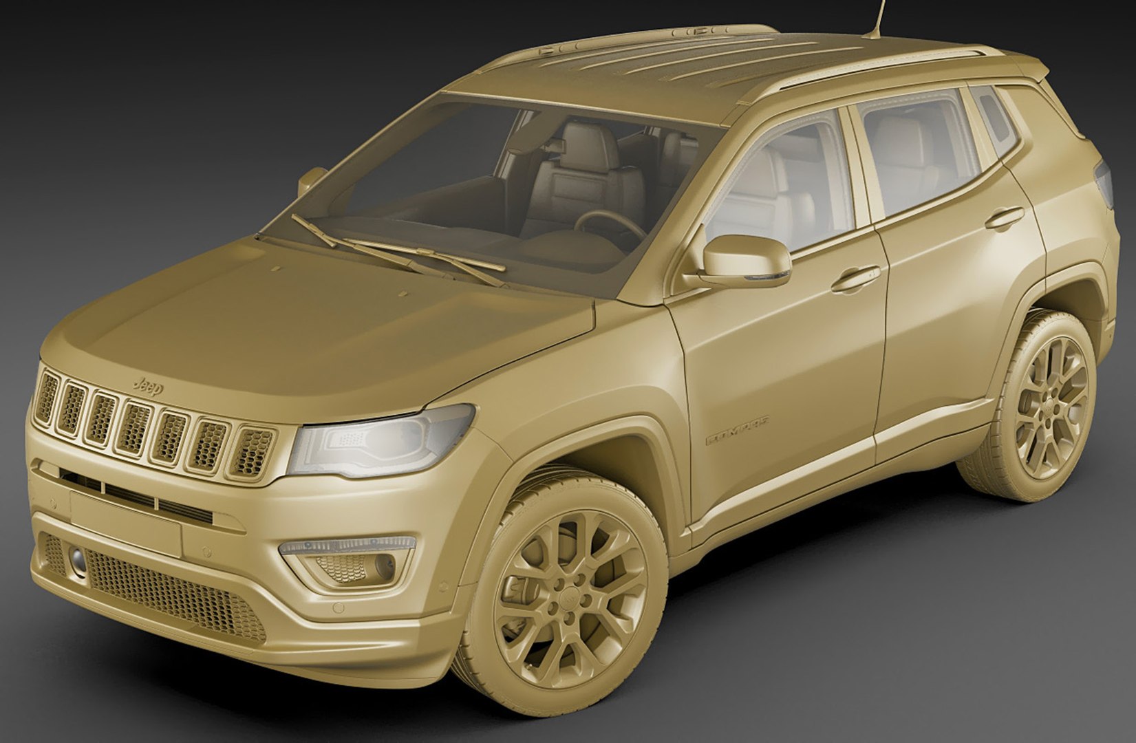 Jeep compass compas 3D model - TurboSquid 1612932