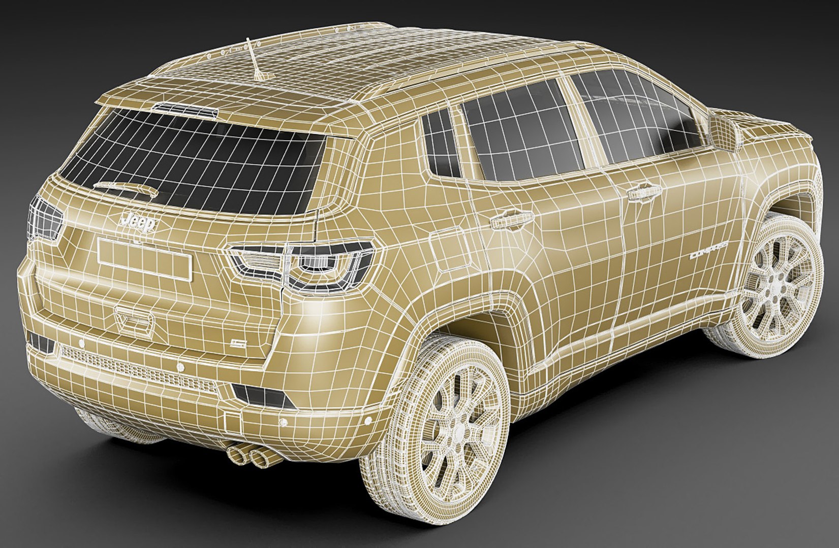 Jeep compass compas 3D model - TurboSquid 1612932