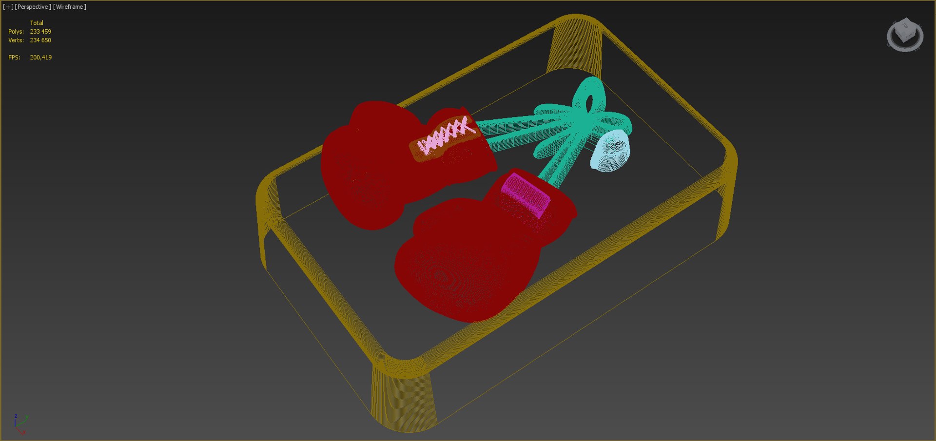 3D model box mold hand - TurboSquid 1357405