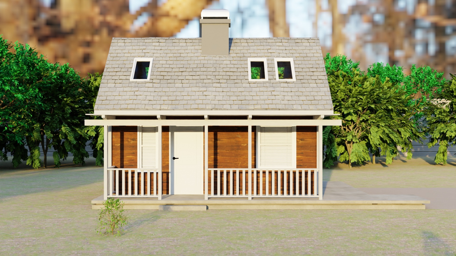 Country House Environment 3D Model - TurboSquid 1900486