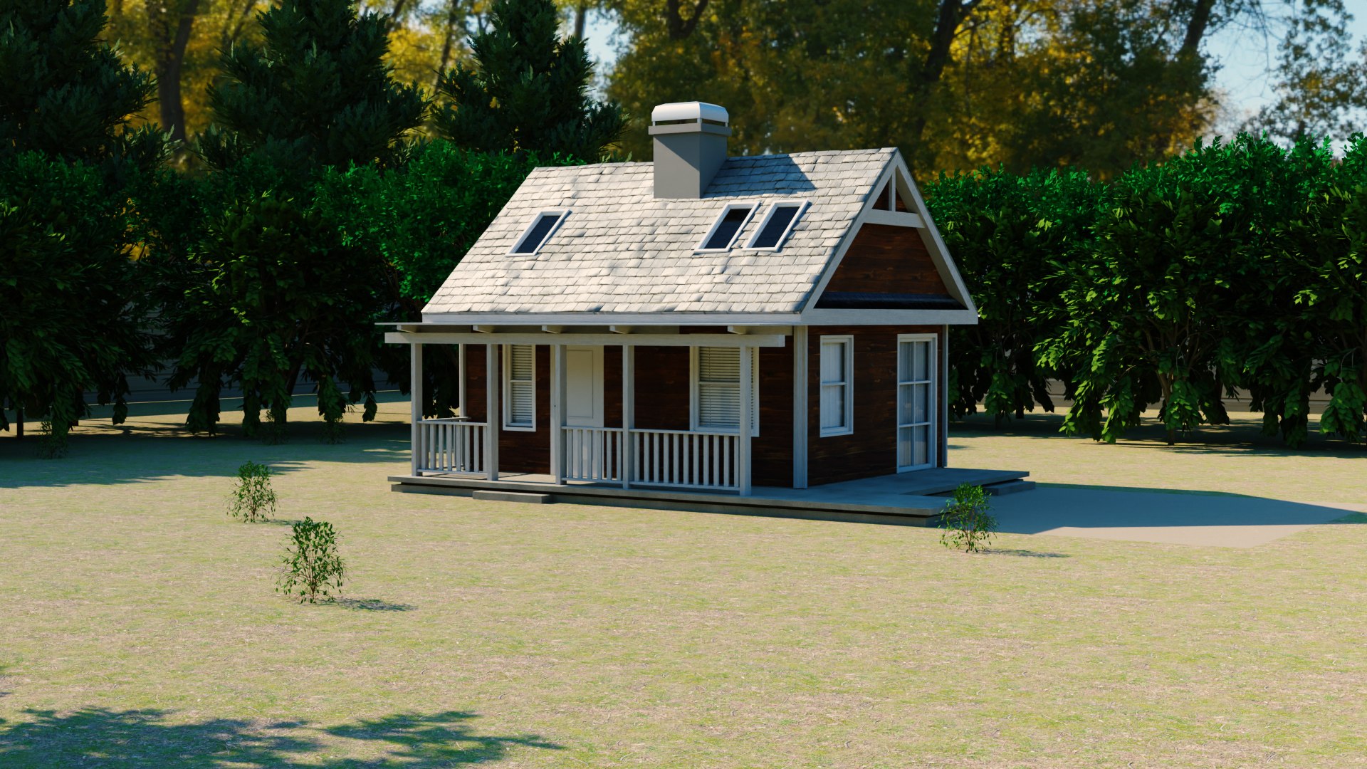 Country House Environment 3D Model - TurboSquid 1900486