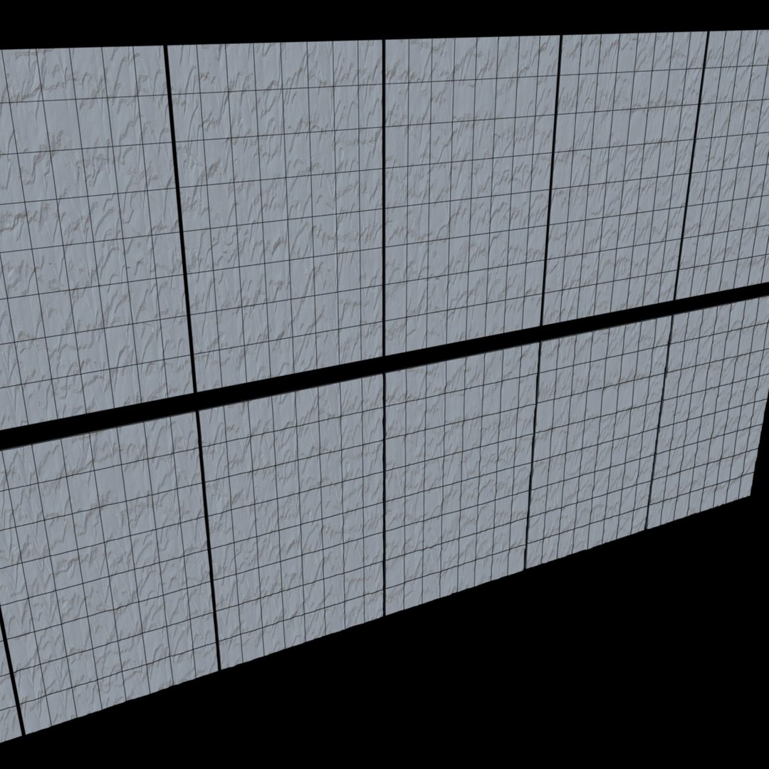 3d Glass Waterfall Flowing Water