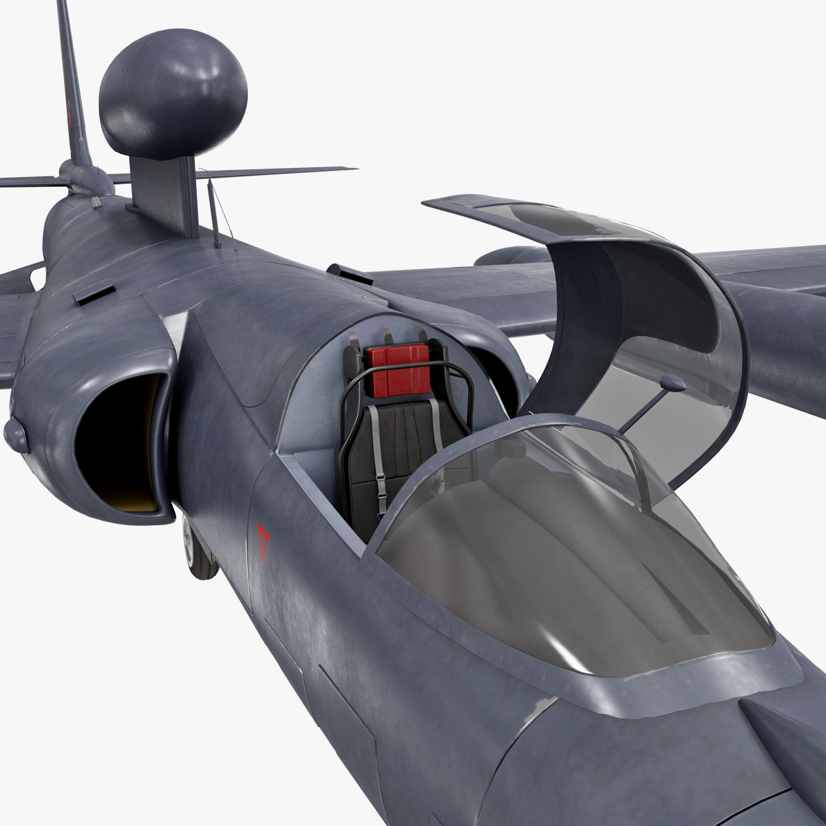 3d reconnaissance aircraft lockheed u-2 model