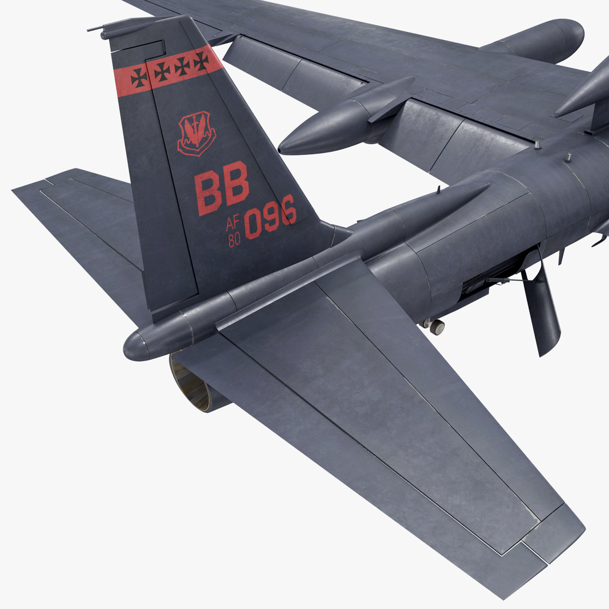 3d reconnaissance aircraft lockheed u-2 model