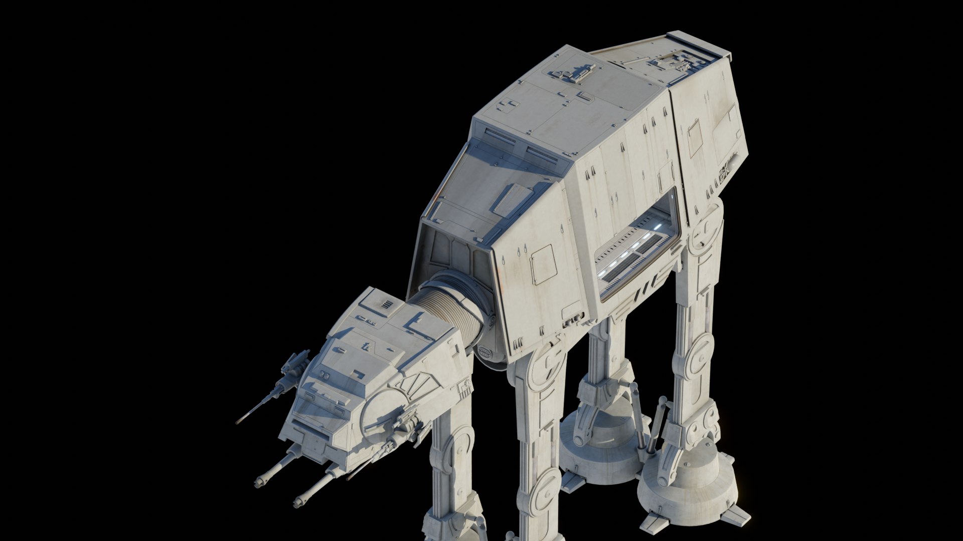 Star Wars AT-AT WALKER 3D Model - TurboSquid 2135249
