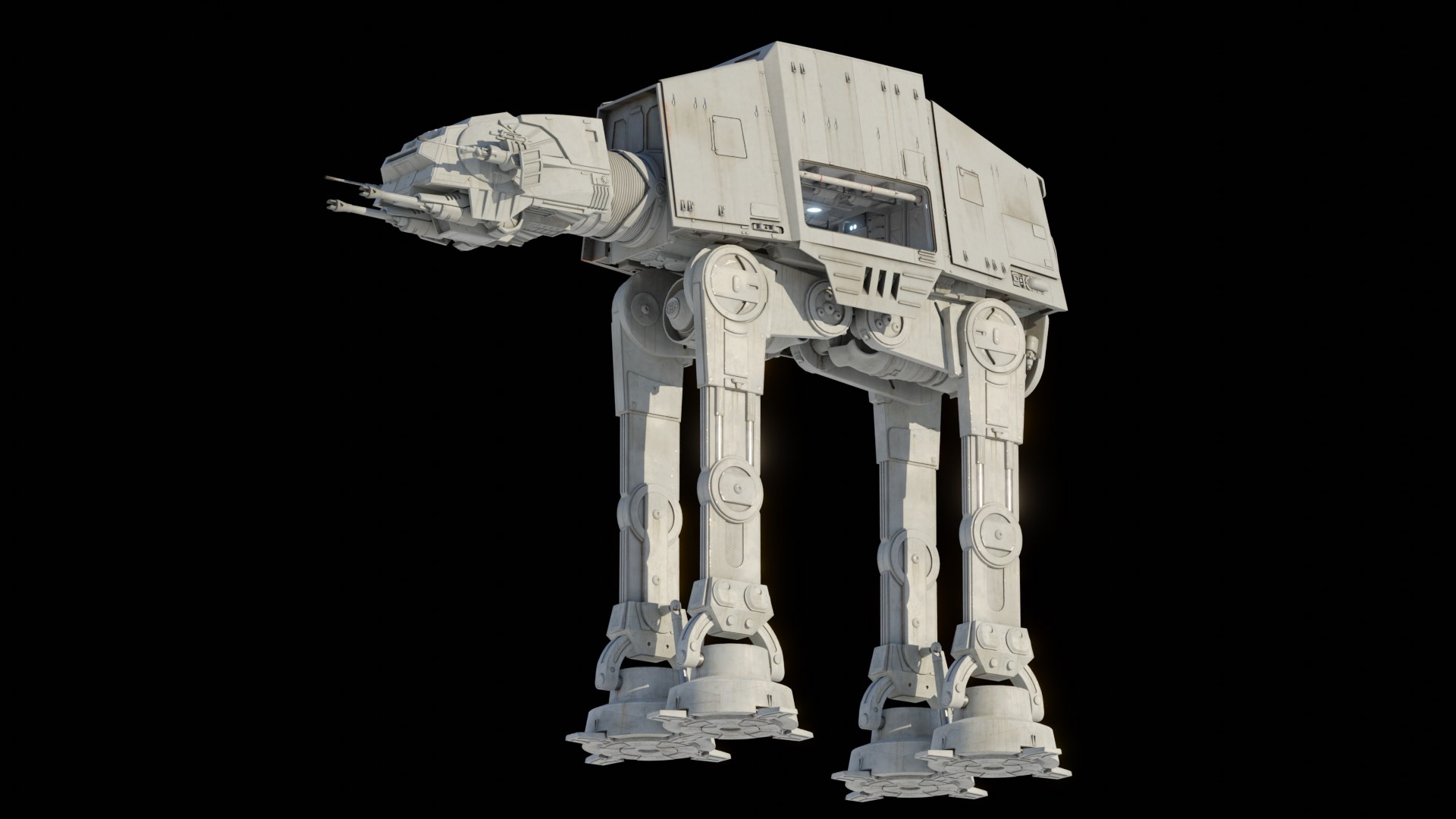 Star Wars AT-AT WALKER 3D Model - TurboSquid 2135249