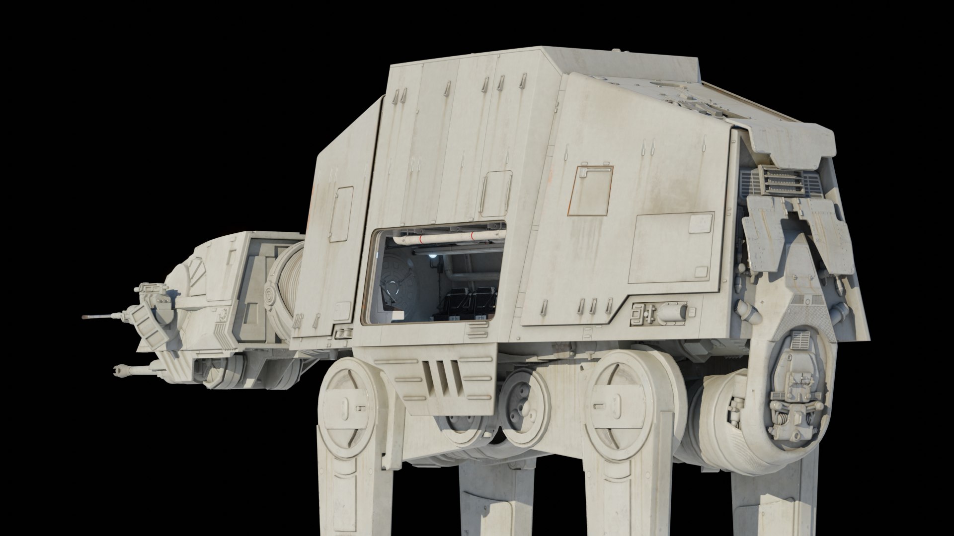 Star Wars AT-AT WALKER 3D Model - TurboSquid 2135249