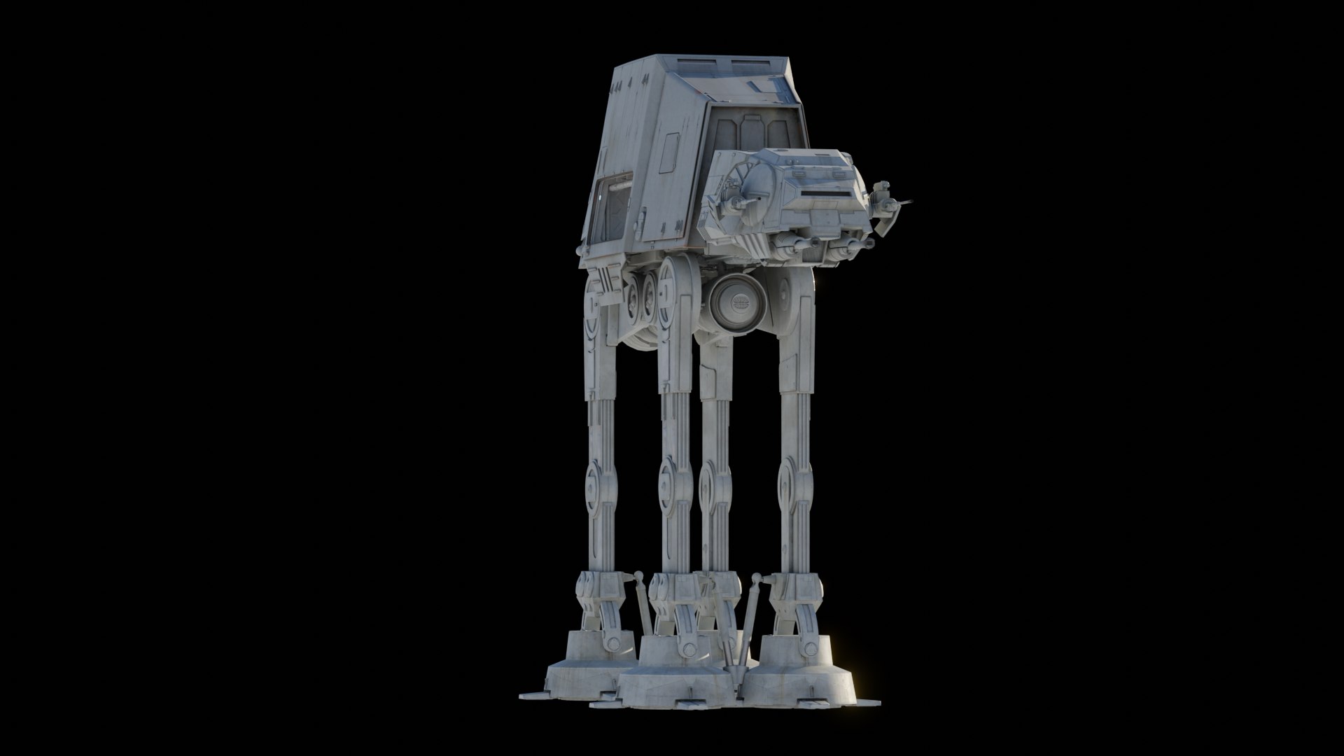 Star Wars AT-AT WALKER 3D Model - TurboSquid 2135249
