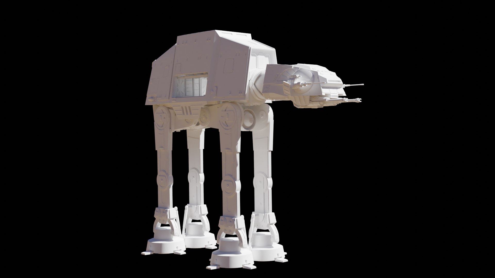 Star Wars AT-AT WALKER 3D Model - TurboSquid 2135249