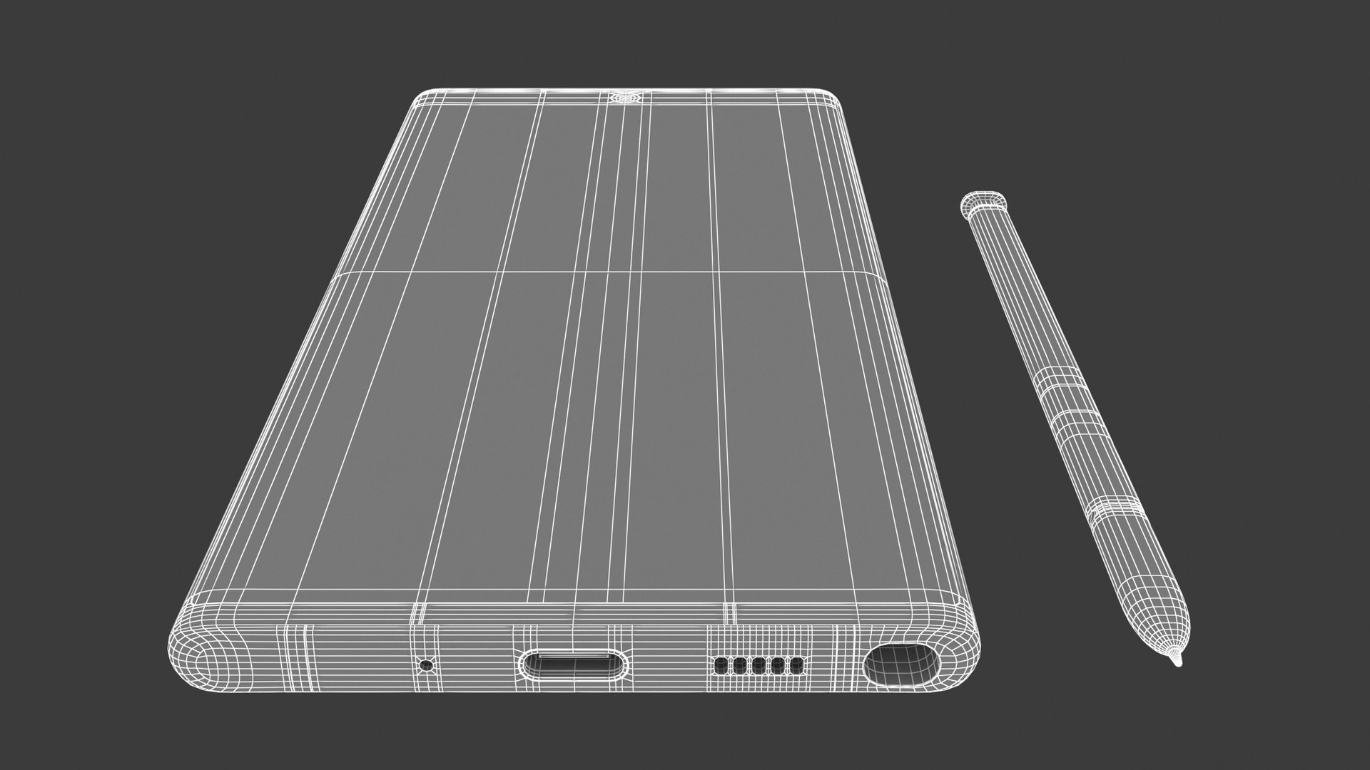 3D samsung galaxy note model - TurboSquid 1530087