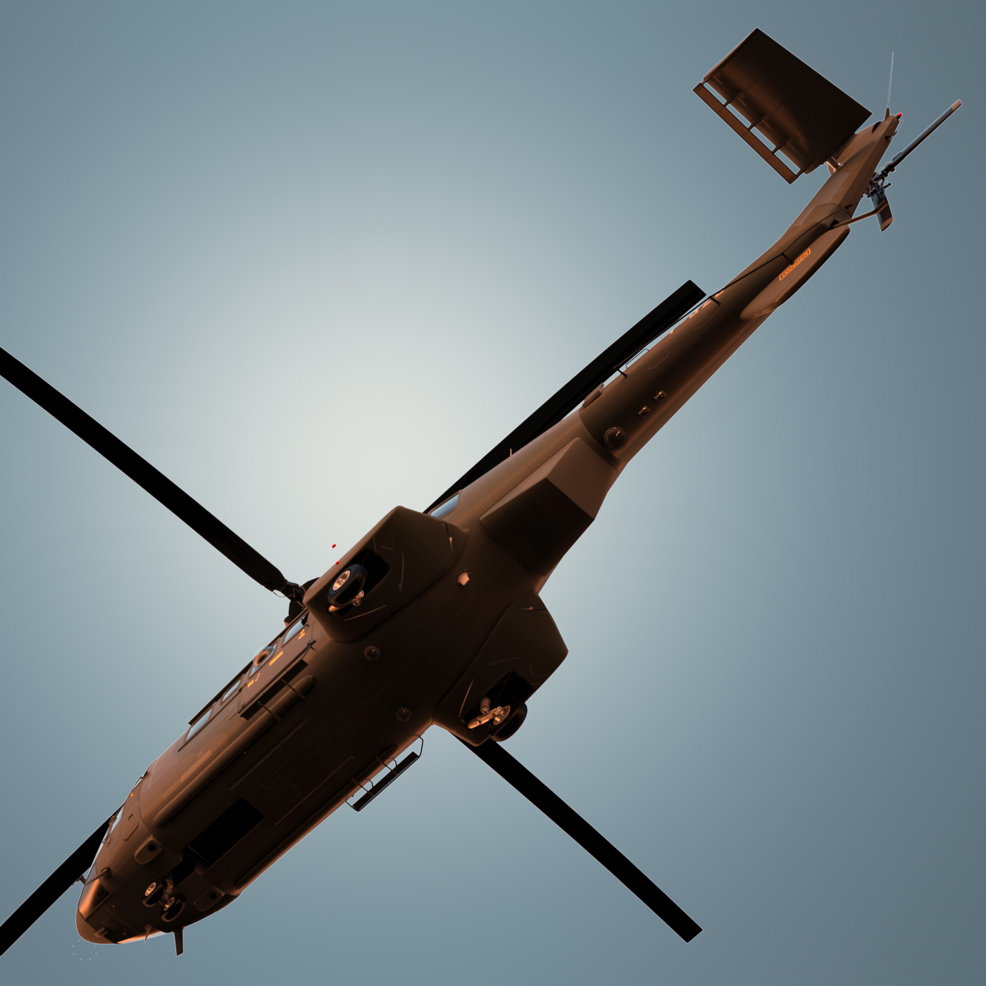 3d model eurocopter as532