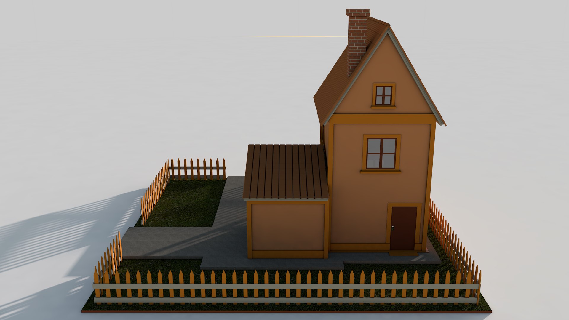 Cartoon house 3D model - TurboSquid 1463166