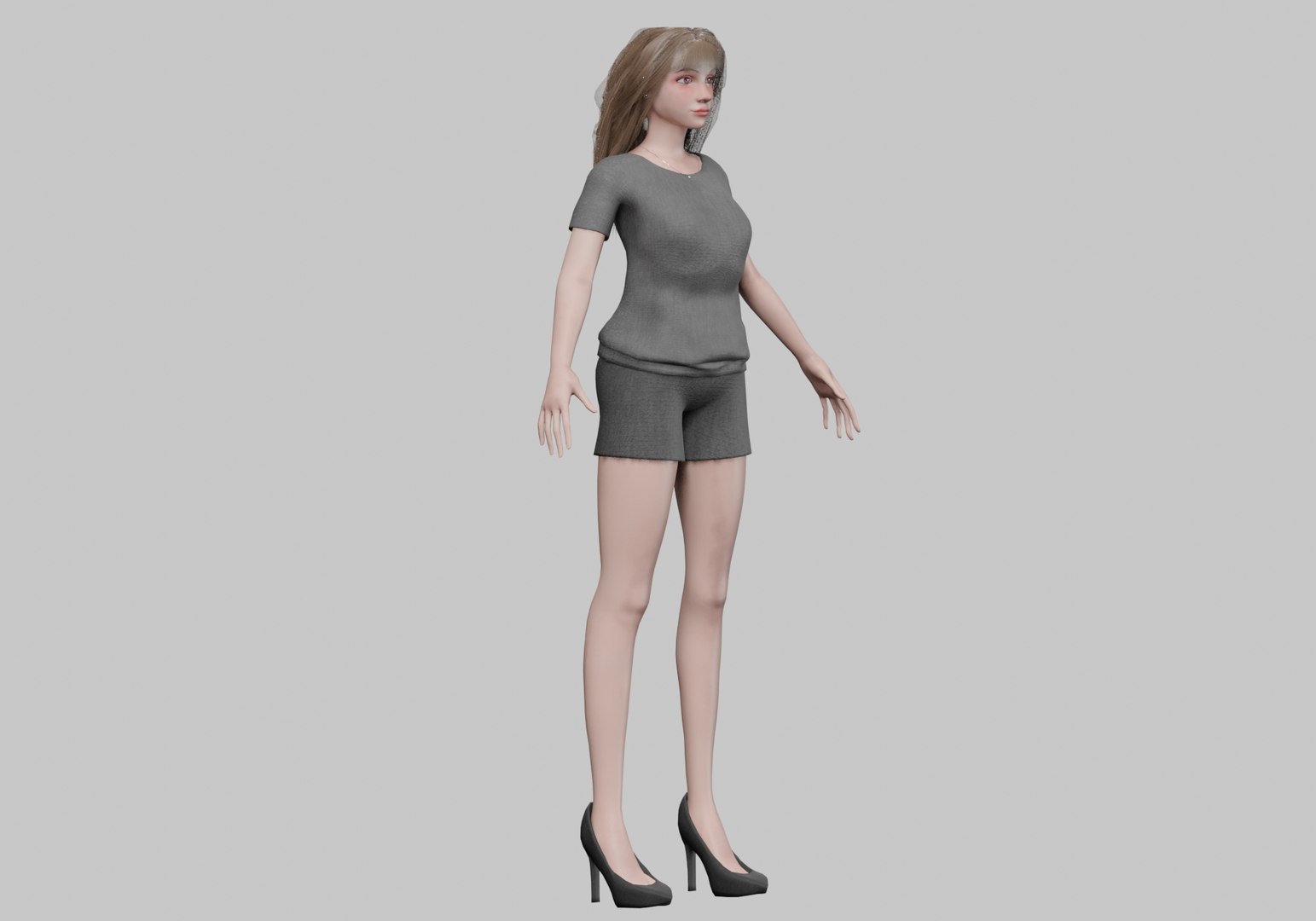 Stylized Pretty Woman V30698 3D Model - TurboSquid 2265350
