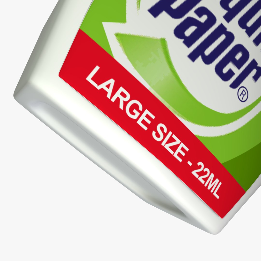 3d Liquid Paper Model