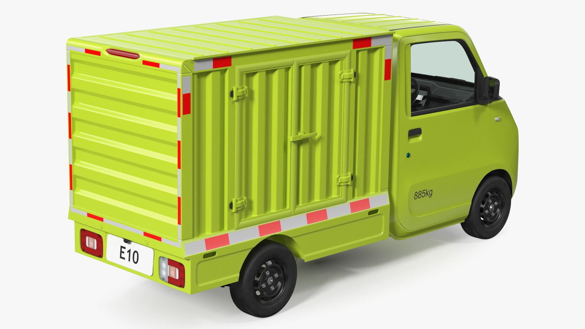 3D Wuling E10 Mini Truck Green Color - TurboSquid 2155805