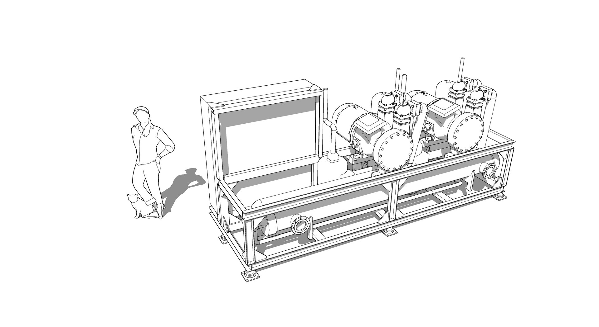 3D Refrigeration Unit Model - TurboSquid 2346650