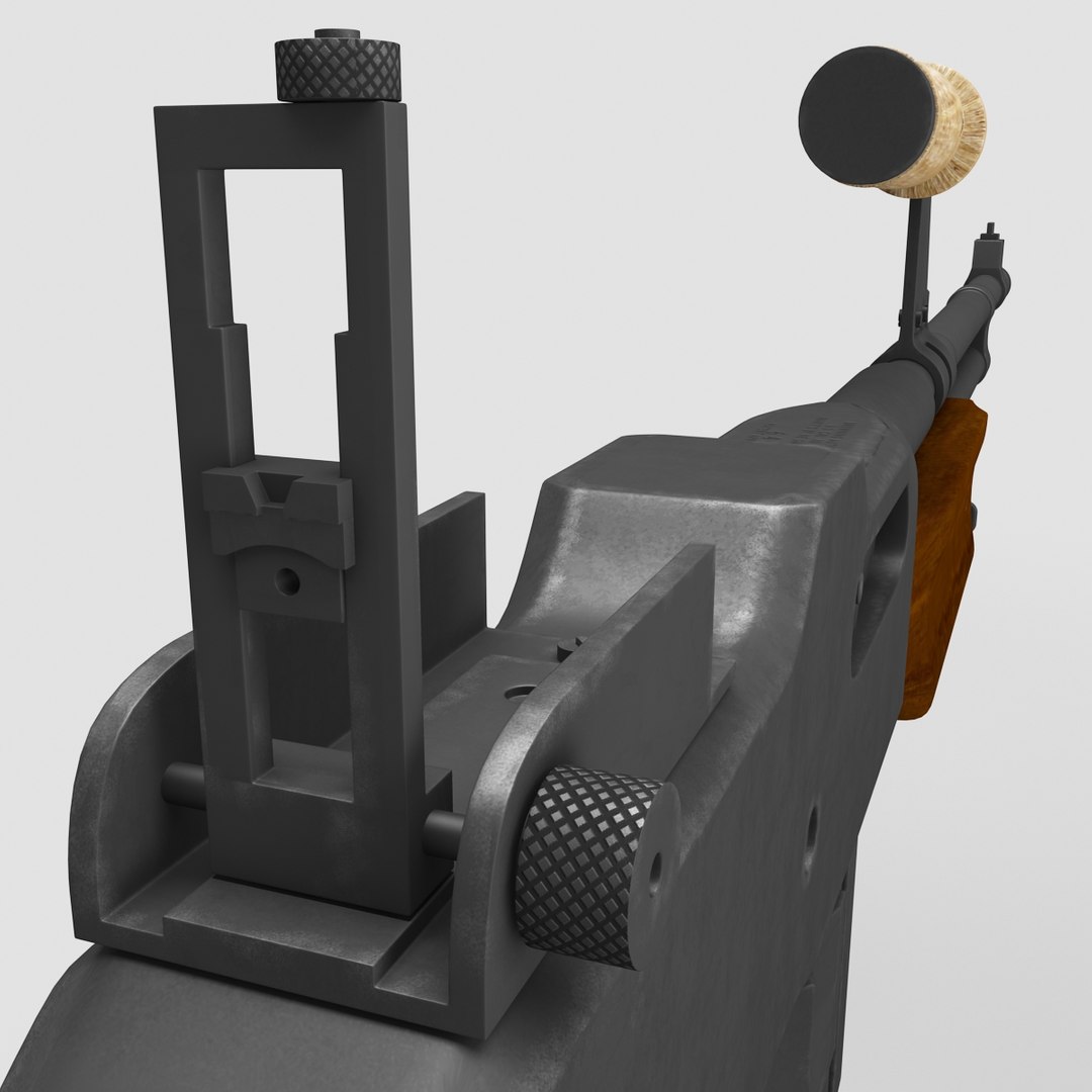 M1918a2 Browning Automatic Rifle Gun 3d Max
