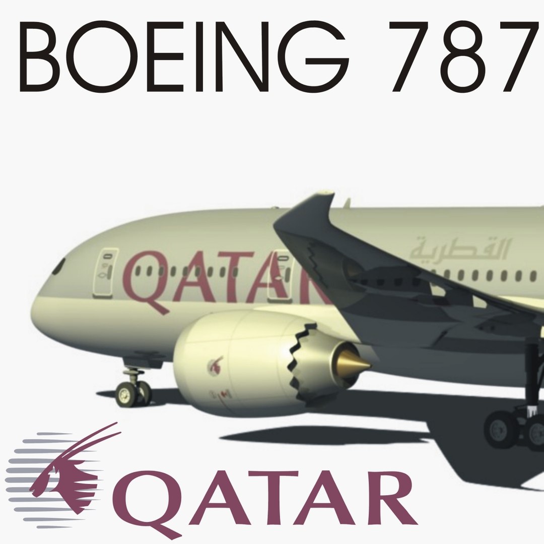 obj 787 boeing qatar