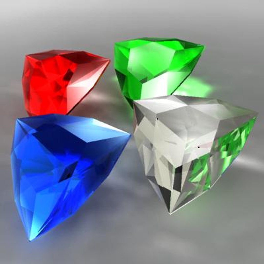 3d Model Arrow Cut Gem