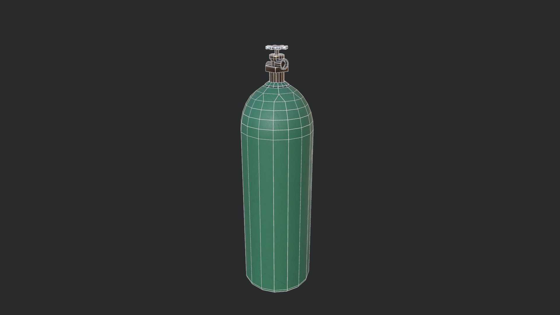 Oxygen Cylinder 3D Model - TurboSquid 1702916