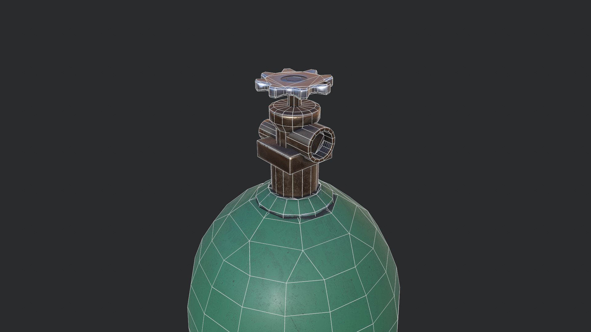 Oxygen Cylinder 3D Model - TurboSquid 1702916