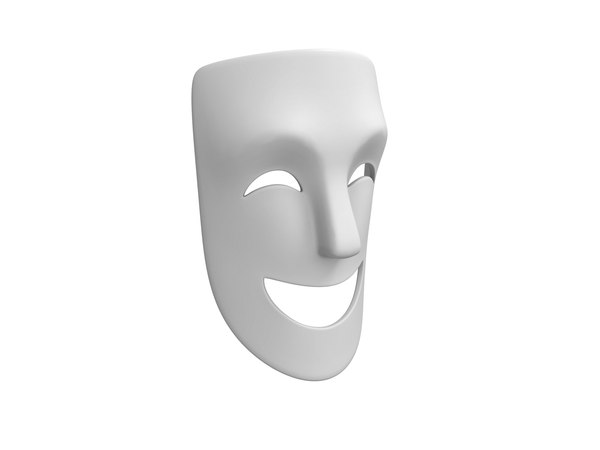 3D theater happy mask model - TurboSquid 1423215
