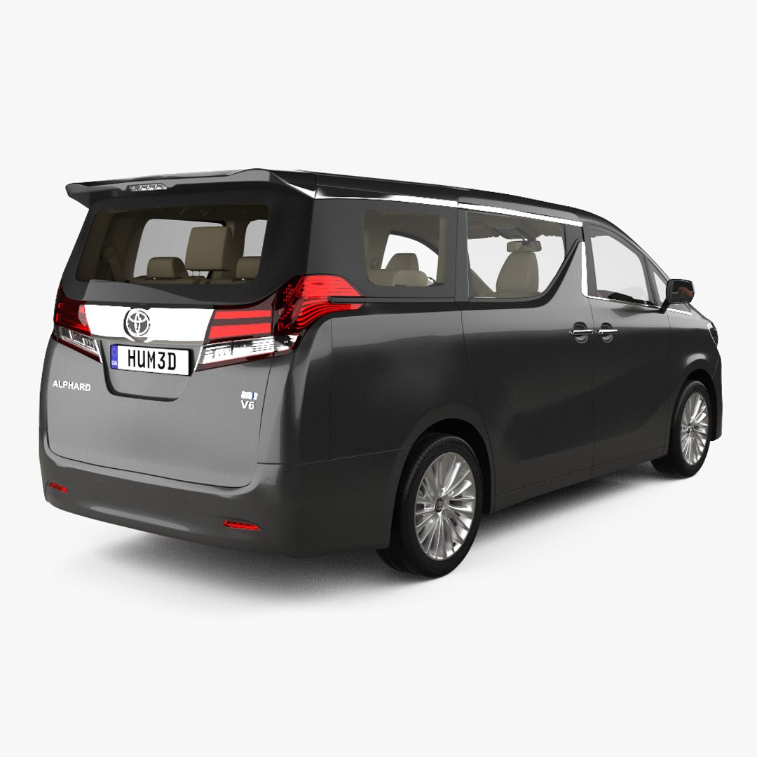 3D Model Toyota Alphard Hybrid Executive Lounge With HQ Interior 2018 ...