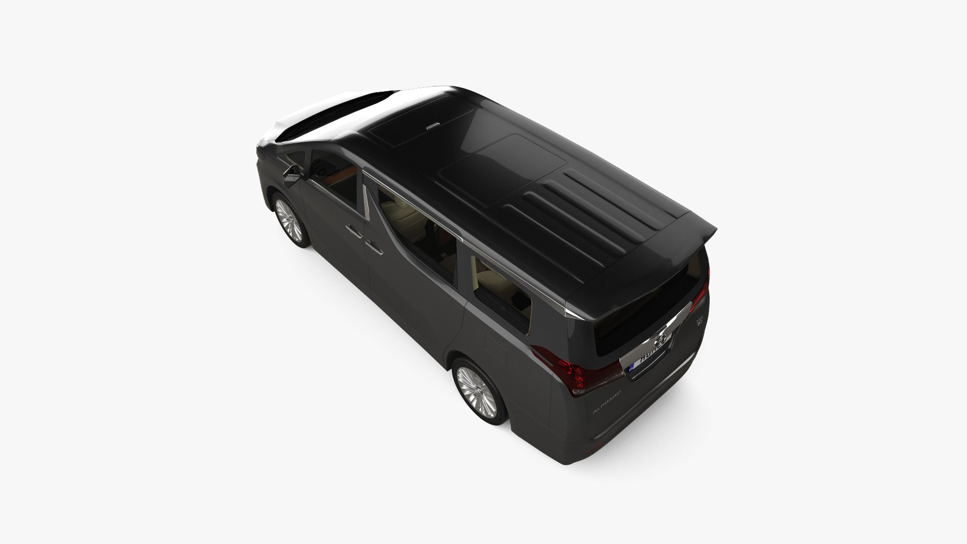 3D Model Toyota Alphard Hybrid Executive Lounge With HQ Interior 2018 ...