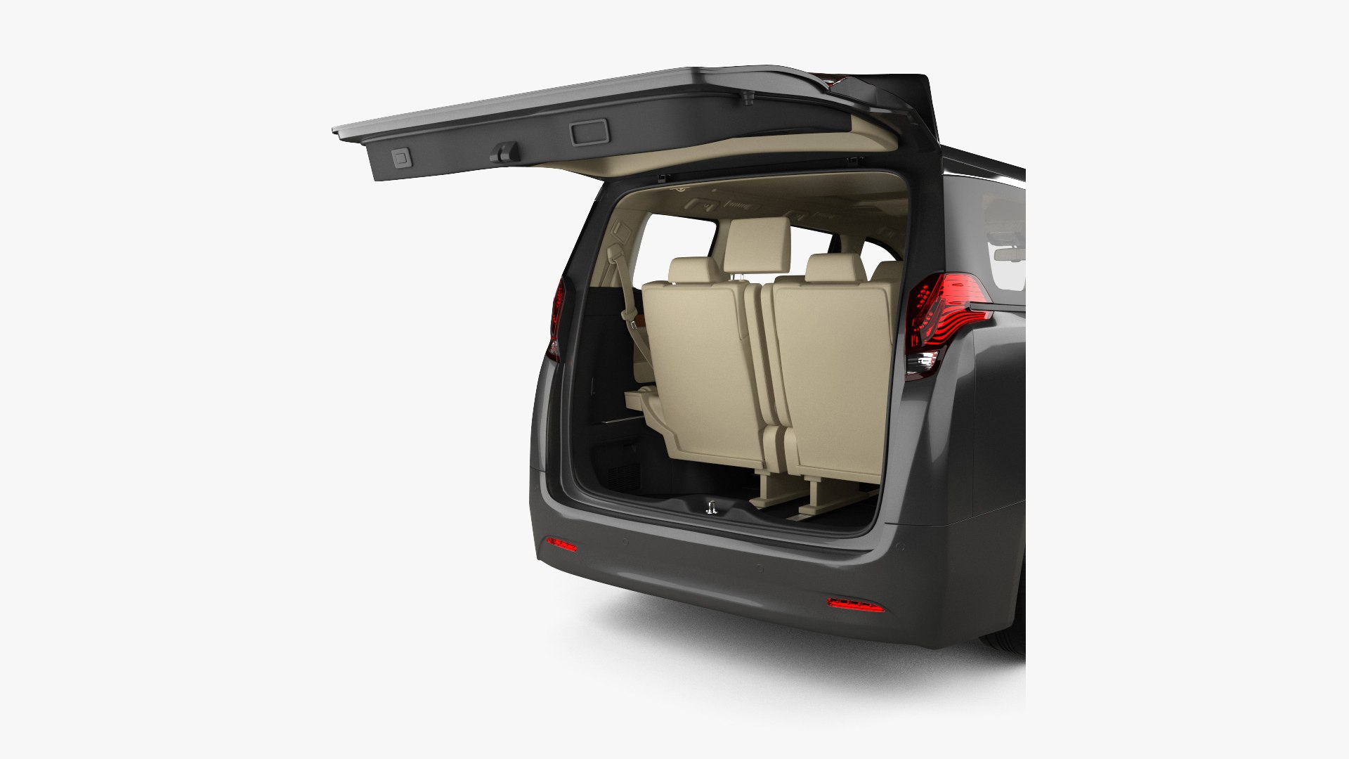 3D Model Toyota Alphard Hybrid Executive Lounge With HQ Interior 2018 ...