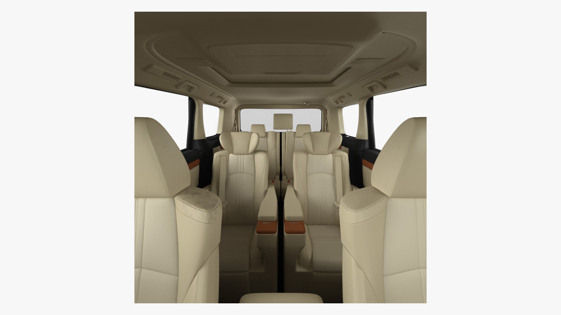 3D Model Toyota Alphard Hybrid Executive Lounge With HQ Interior 2018 ...