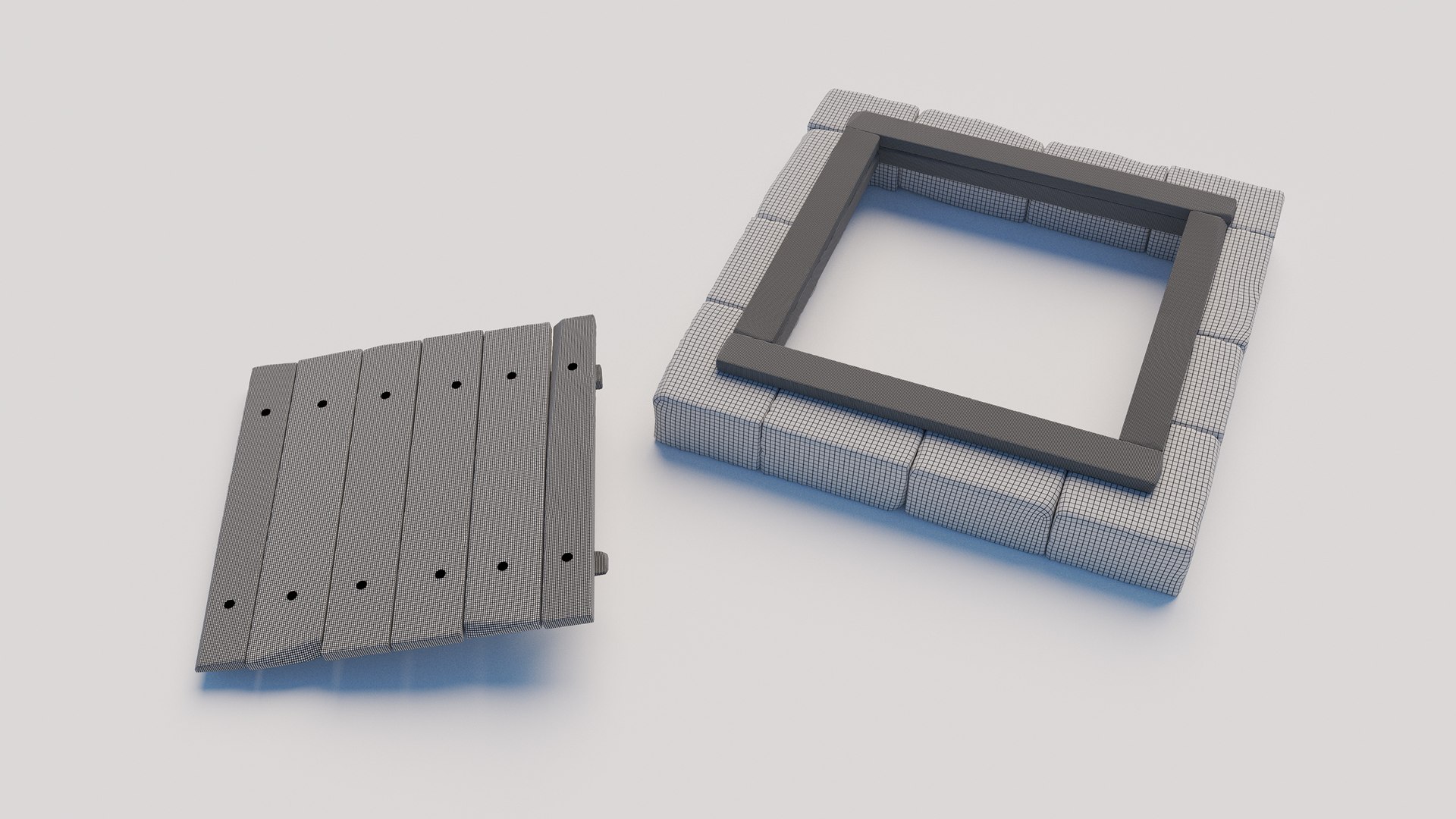 3D Wooden Hatch - TurboSquid 2190797
