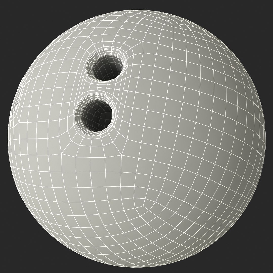 Bowling Balls Set 3d Model