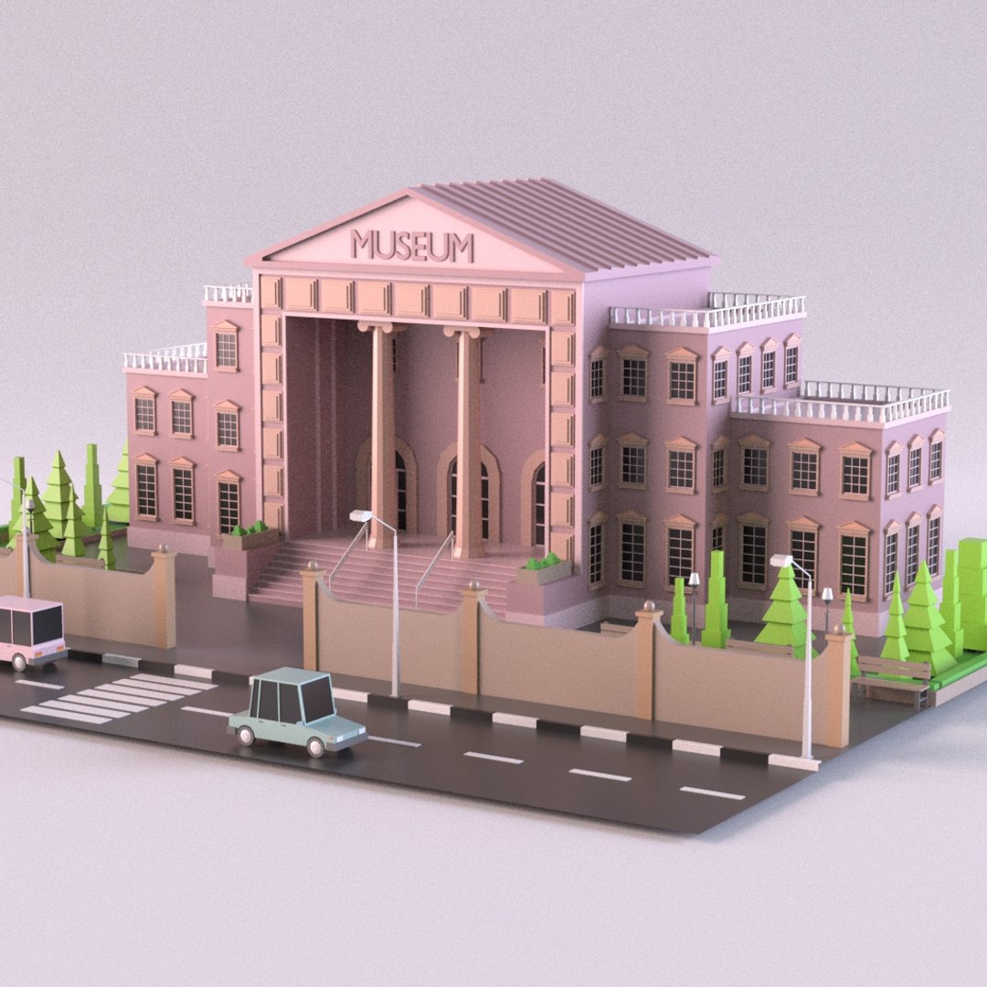 3D Building Museum - TurboSquid 1375104