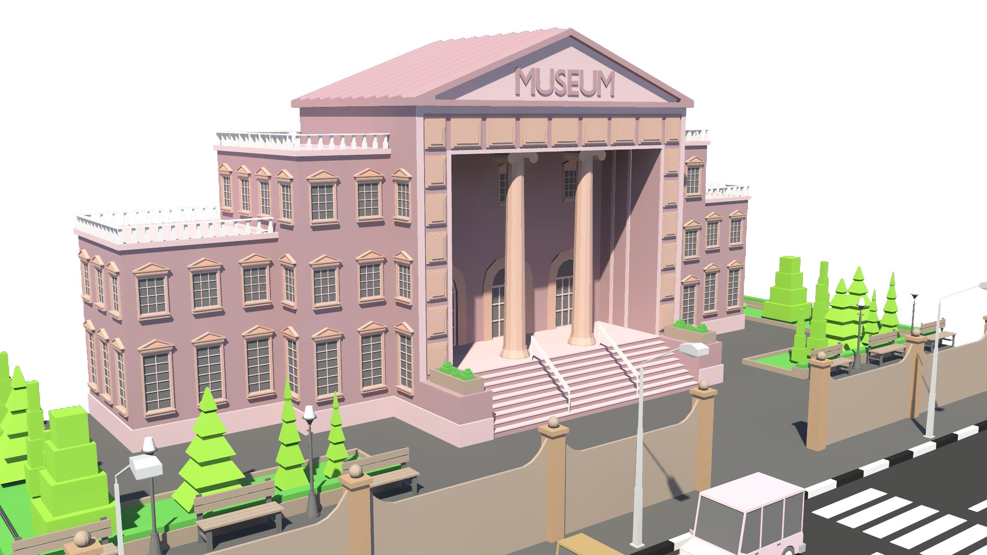 3D Building Museum - TurboSquid 1375104