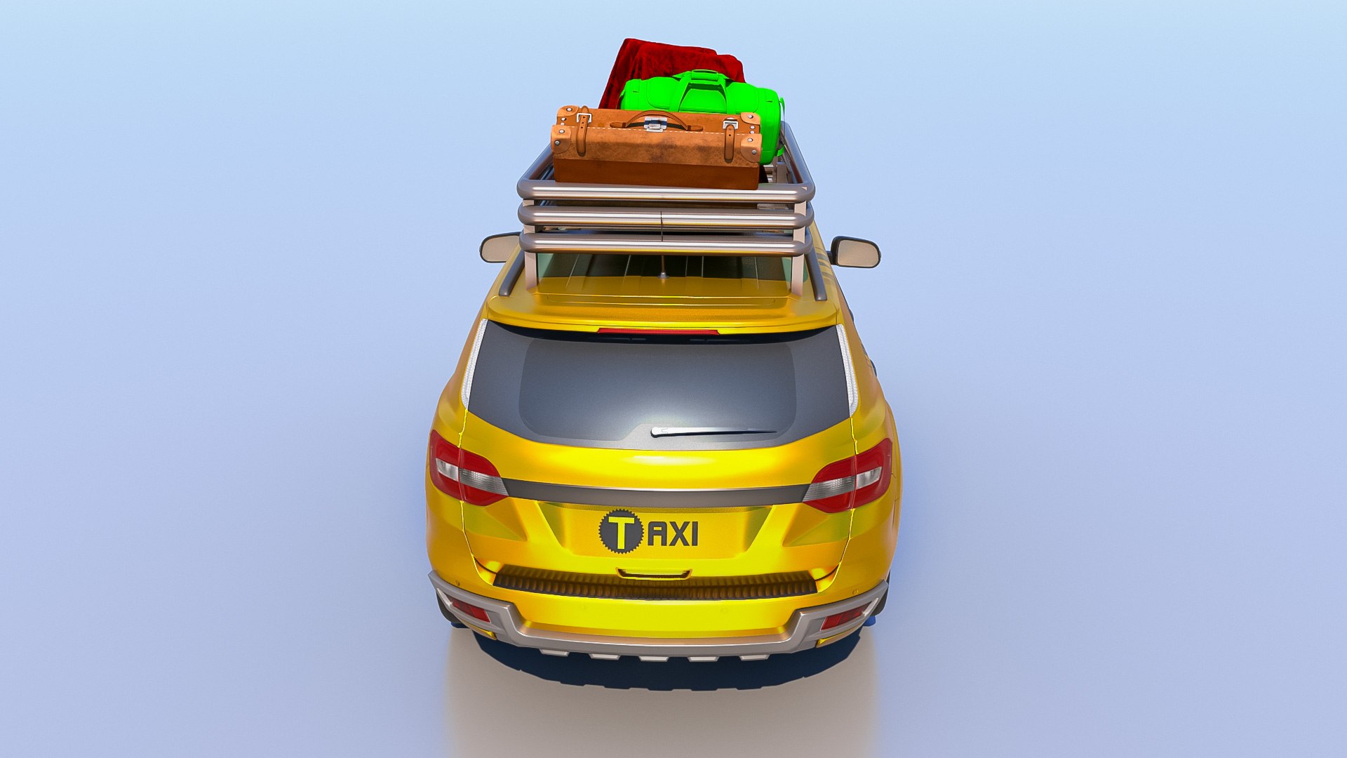 3D High-Poly 3D Taxi Model - Realistic And Detailed For Professionals ...