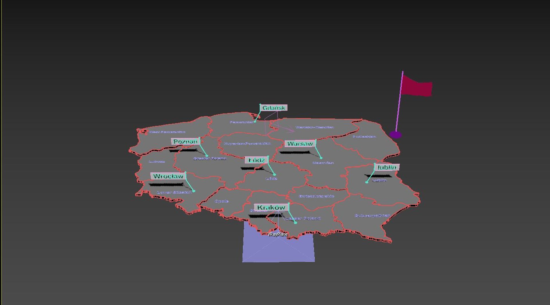 Poland Animation State 3D Model - TurboSquid 1410857
