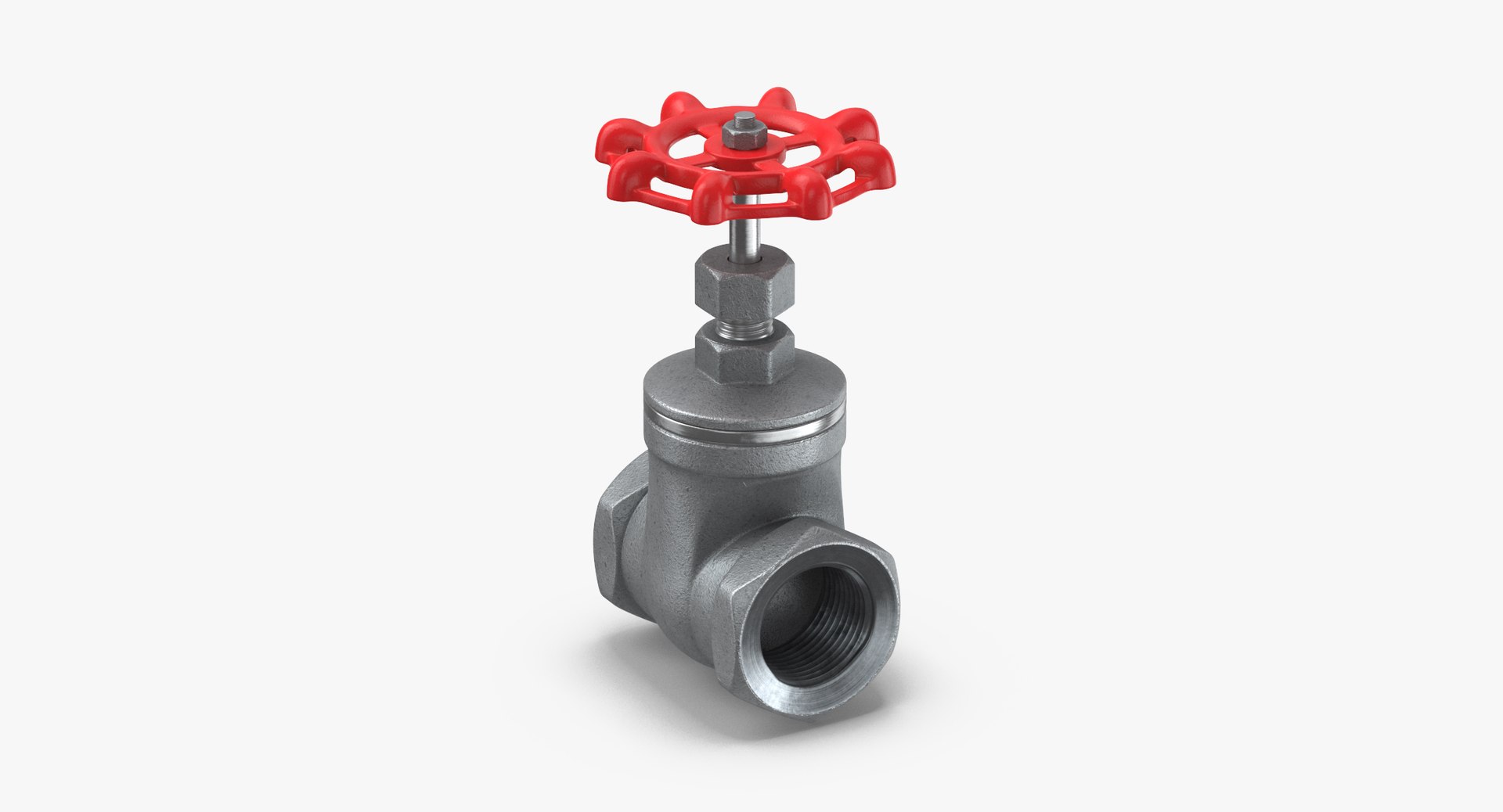 3D Galvanized Steel Pipes Valve - TurboSquid 1235965