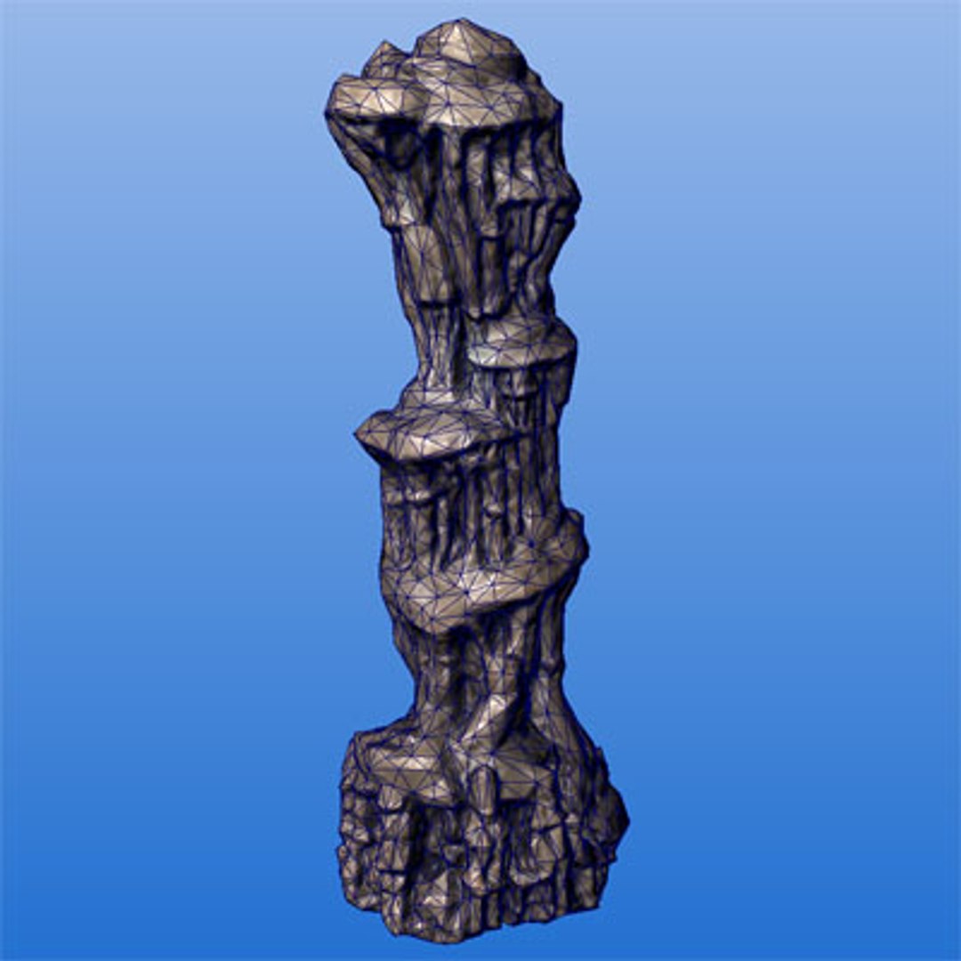 Limestone Stalagmite 3d Model