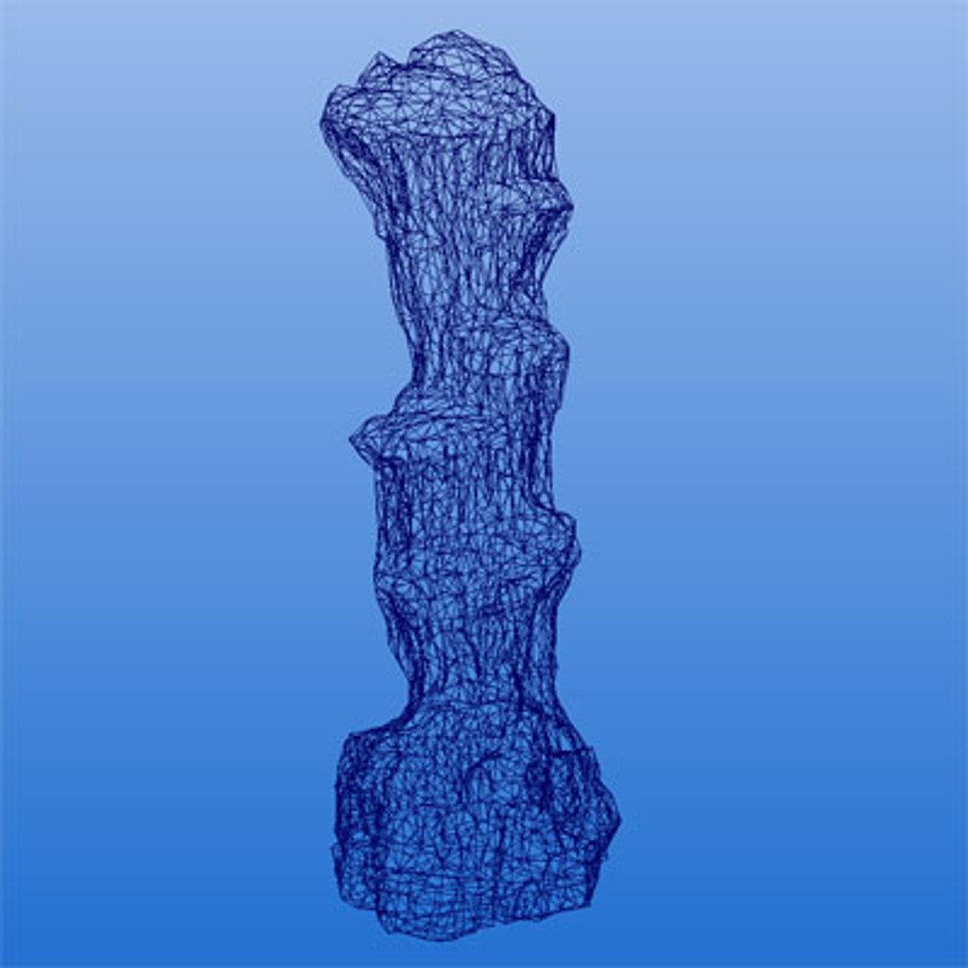 Limestone Stalagmite 3d Model